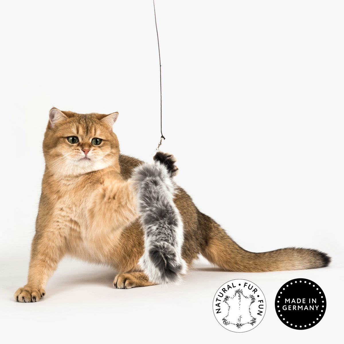 Ethically Crafted Real Fur Cat Toys for Quality Playtime