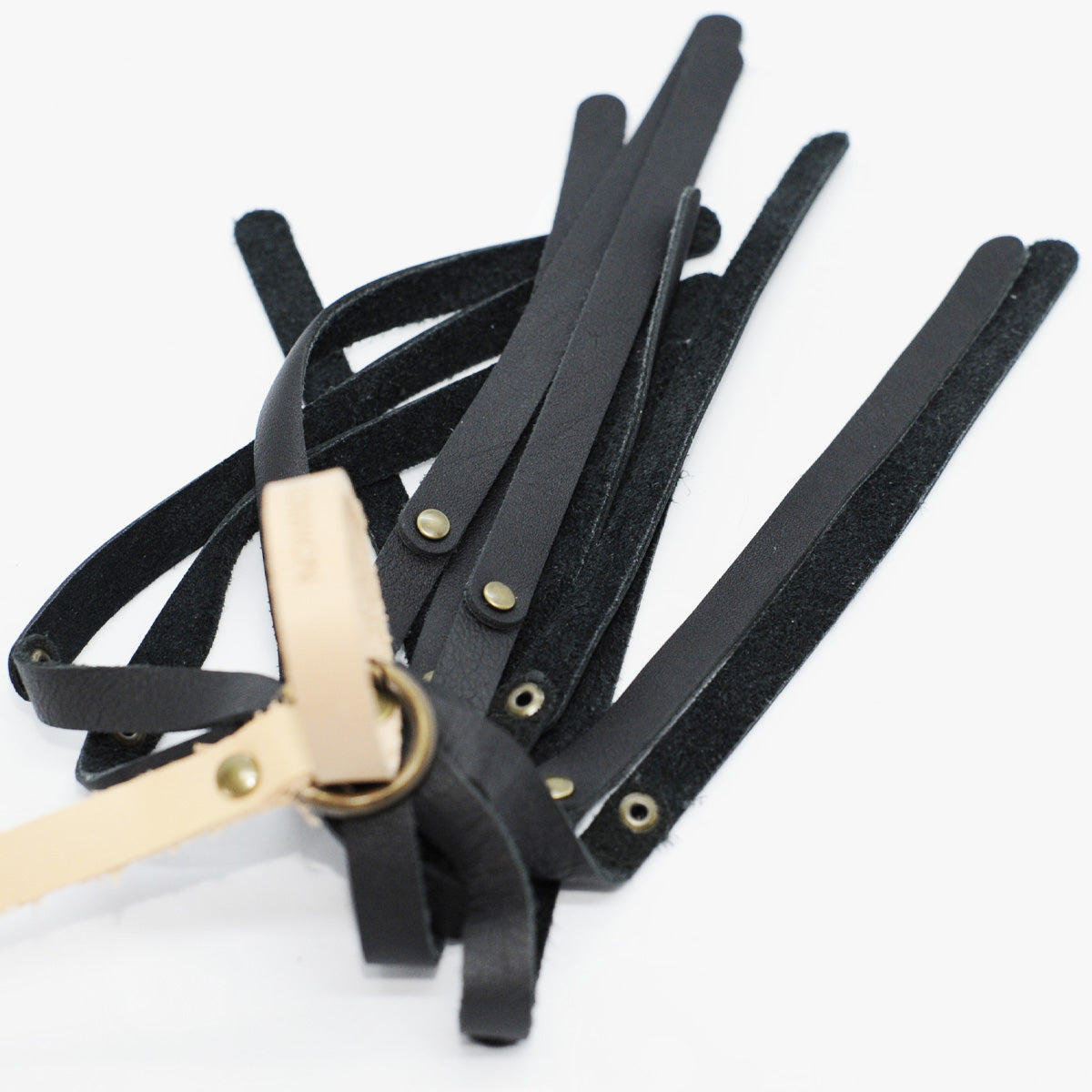 Sustainable Playtime with Leather Octopus: Durable Handmade Cat Toy